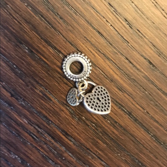 Pandora | Jewelry | Pandora Love Locks Dangle Charm W 4k Gold | Poshmark